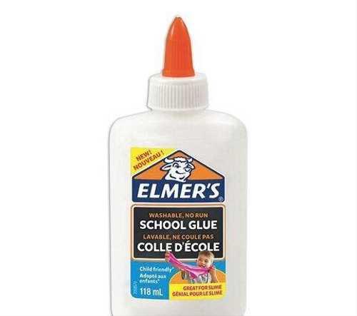 Клей для слаймов пва elmers "School Glue", 118 мл