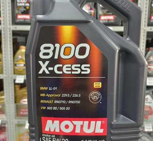 Масло моторное Motul 8100 X-cess 5W-30, 4л