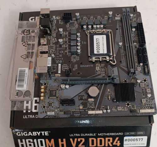 Gigabyte H610M H V2 LGA1700 DDR4 12-14 intel