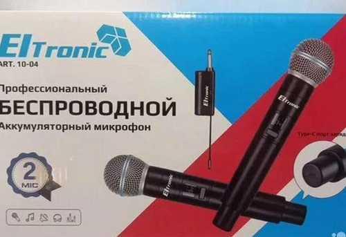 Микрофоны для караоке Eltronic 10-04