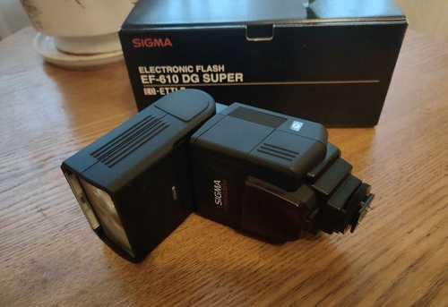 Фотовспышка Sigma EF-610 DG Super для Canon