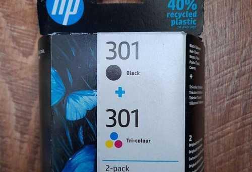 Картридж HP 301 black+tri-color