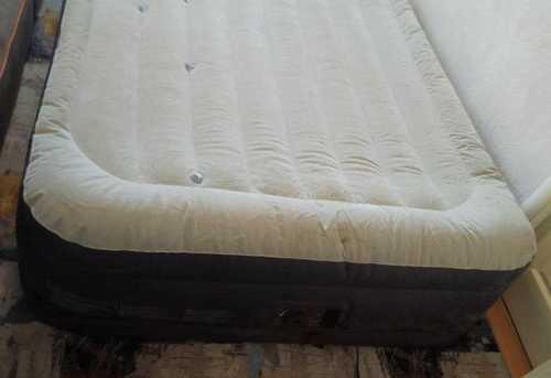 Надувной матрас двухспальный с насосом