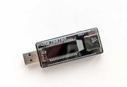 USB тестер для зардяников меряет ватты и амперы