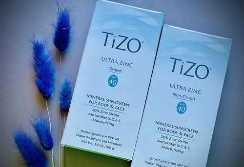 Tizo ultra zinc spf40 с тоном / без тона