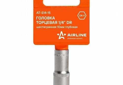 Airline AT-S14-15 Головка торцевая 1/4 DR шестигра