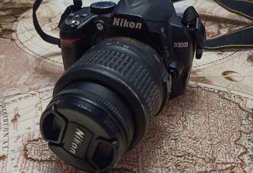 Зеркальный фотоаппарат "Nikon D3000"