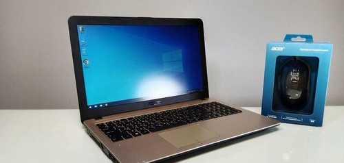 Красивый ноутбук Asus D540Y на SSD