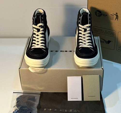 Rick Owens Vans High Black 9.5US