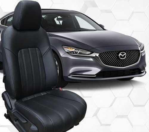 Каркасные авточехлы Мазда 6 рестайлинг 2019