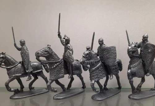 4 фигуры/Европейские конные Рыцари №3/Солдатики