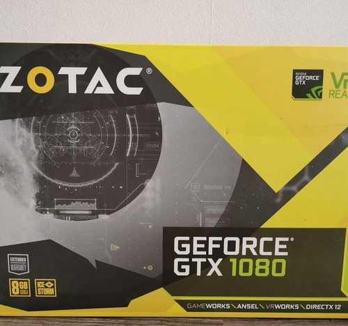 Видеокарта zotac geforce gtx 1080