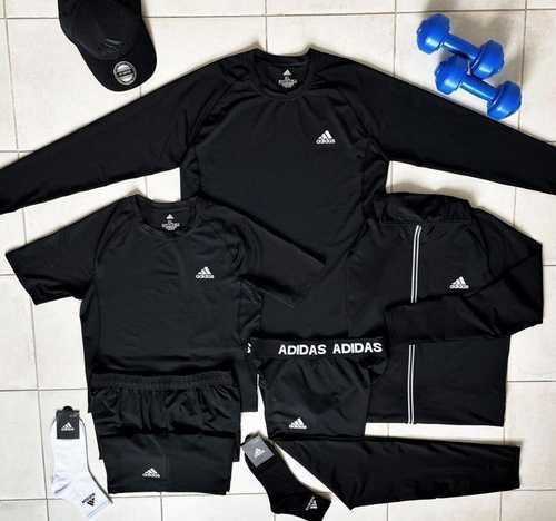 Рашгард Adidas Black - 5/1, 2/1