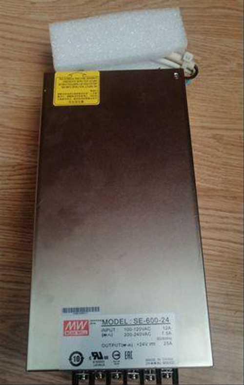 Источник питания AC/DC Mean Well SE-600-24