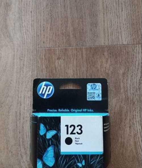 Картридж для принтера HP 123 черный f6v17ae