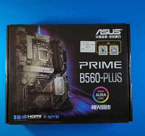 Материнская Плата Asus prime B560 plus LGA1200