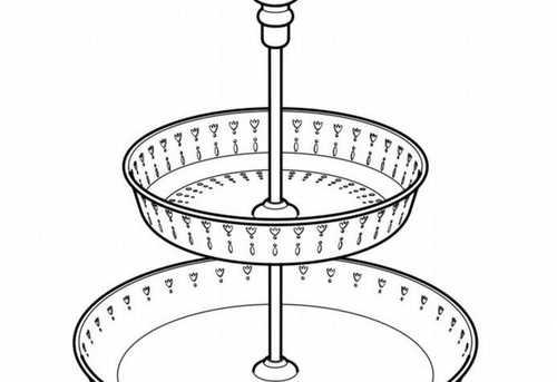Гарнера сервировочная подставка икеа