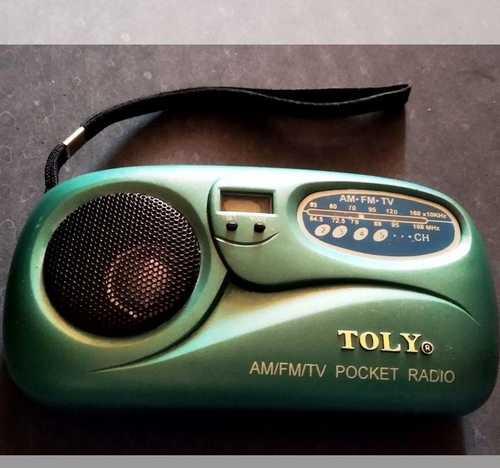 Радиоприёмник AM/FM/TV Pocket radio toly TO-1783