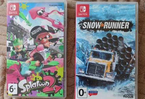 Игры для nintendo switch Snow runner Splatoon2