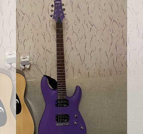 Электрогитара Schecter C-6 Deluxe Satin Purple