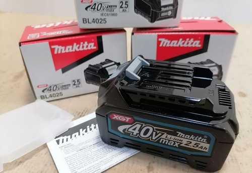 Аккумулятор Makita XGT BL4025 2.5Ач 40V