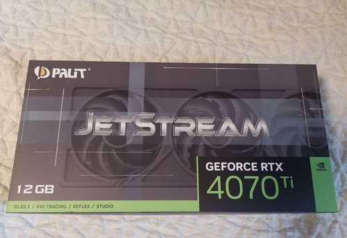Новая видеокарта RTX 4070 ti Palit Jetstream