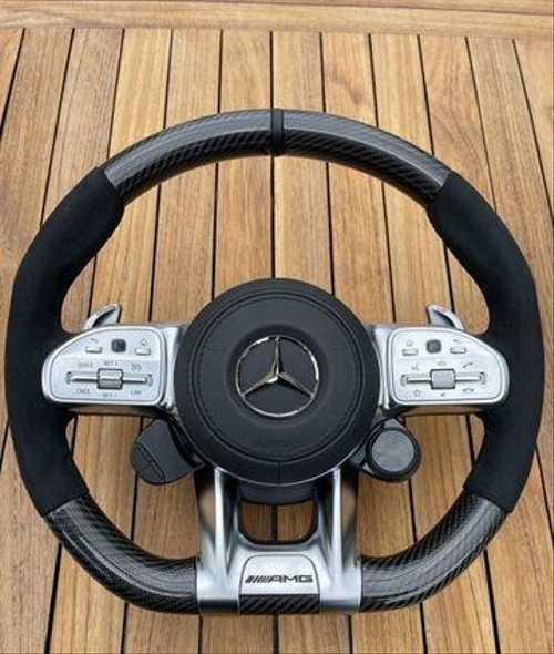 Руль Mercedes 63 AMG Carbon с amgdriveunit 2019+