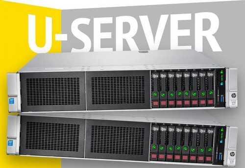 Сервер для 1С HP DL380 G9 8SFF 2x67v4 128G P440ar