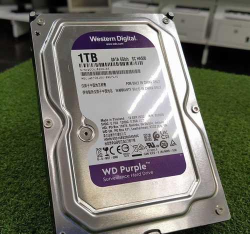 Жесткий диск WD Purple 1 Тб 3.5"