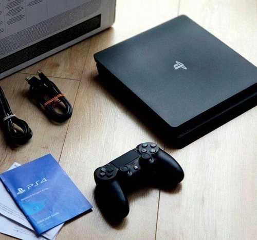 Sony playstation 4 slim состояние новой 2 гема