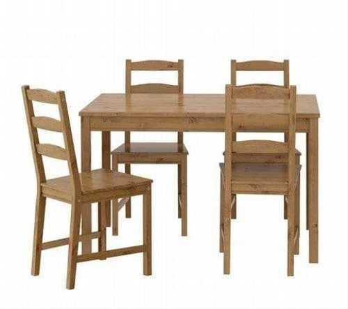 Стол и 4 стула IKEA новый