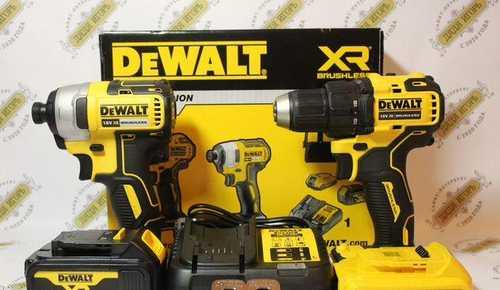 Шуруповерт и импакт DeWalt в комплекте