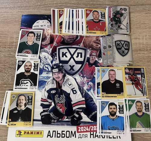 Наклейки panini кхл 2024-2025