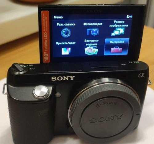 Компактный беззеркальный фотоаппарат Sony nex f3