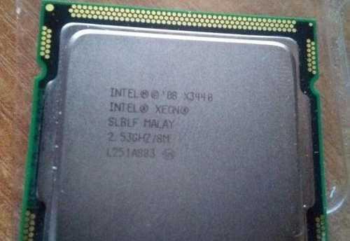 Процессор 8 потоков intel s1156 xeon x3440
