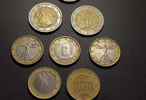 Монеты 1,2 евро, центы