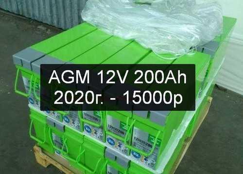 AGM 12V 200A Monbat 12mvr200
