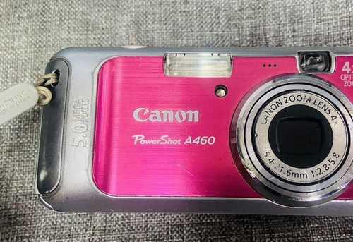 Canon PowerShot A460 фотоаппарат на батарейках