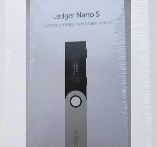 Криптокошелек Ledger NanoS новый запечатан Франция