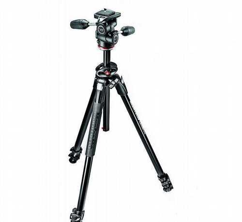 Штатив Manfrotto MK290DUA3-3W Dual алюминиевый спл