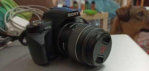 Зеркальный фотоаппарат sony alpha230