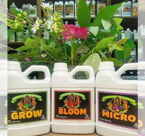 Удобрение Advanced Nutrients Grow, Micro,Bloom