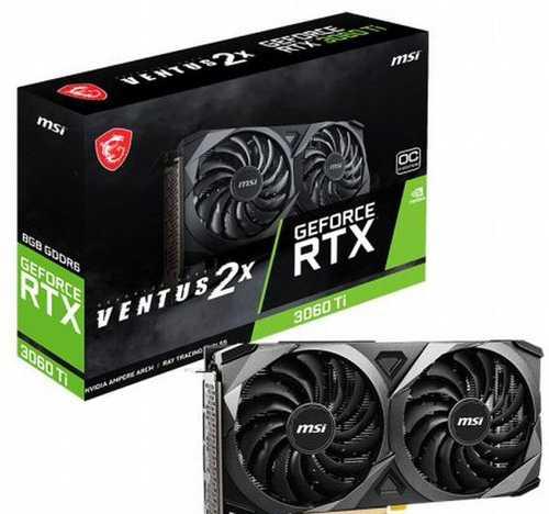 Видеокарта MSI GeForce RTX 3060 Ti ventus 2X