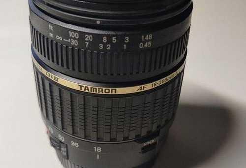 Объектив AF Tamron 18-200mm f/3.5-6.3 (IF) macro