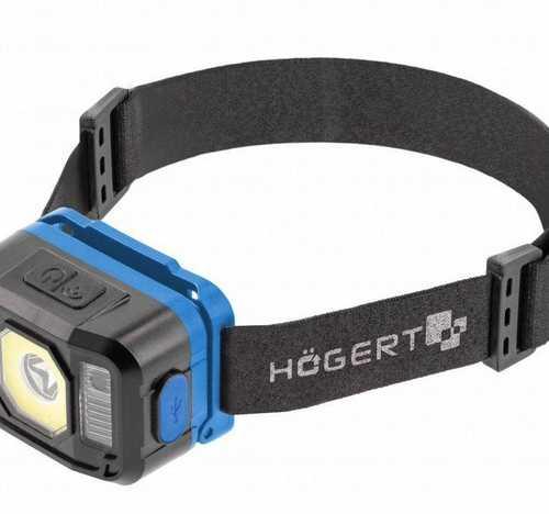 Налобный фонарь с датчиком движения USB hoegert