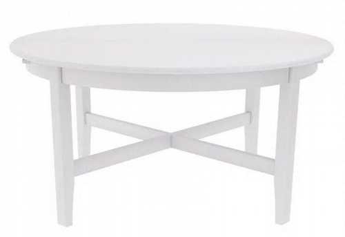 Кухонный стол лексвик белый, 126/171см, круглый