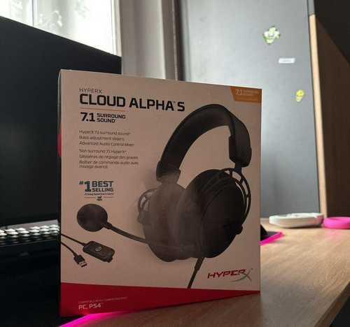 Проводные наушники hyperx cloud alpha S