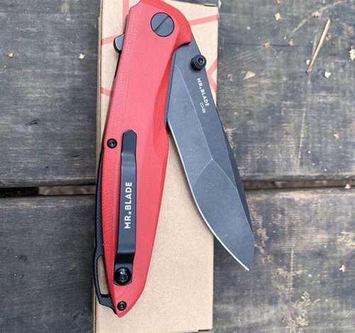 Нож складной Mr.Blade Convair Gen.2 (Black Stonewash, G10 Red)