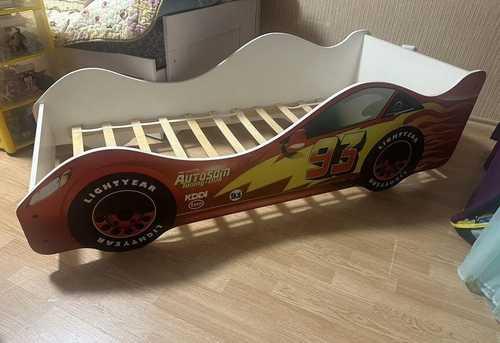 Кроватка детская гоночная машинка