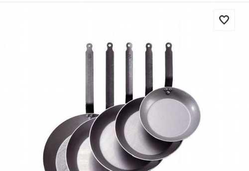 Сковорода Carbone Plus, белая сталь, диаметр 24см
